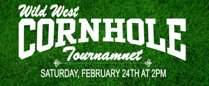 cornhole banner - Harold's Cave Creek Corral