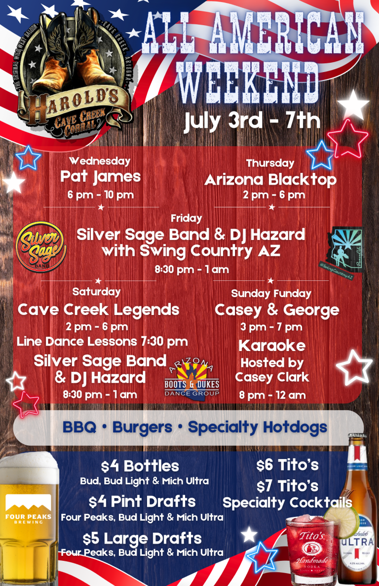 All American Weekend - Harold's Cave Creek Corral